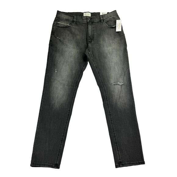 Sun + Stone | Jeans | Sun Stone Mens David Athletic Slim Fit Oil Chrome ...